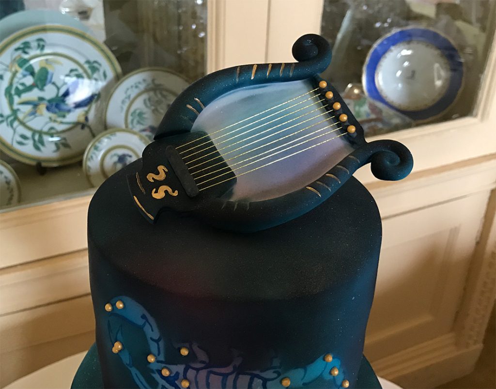 Astronomy Themed Wedding Cake | Alpha Lyrae
